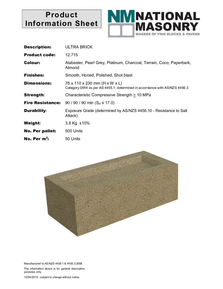 Downloads - National Masonry